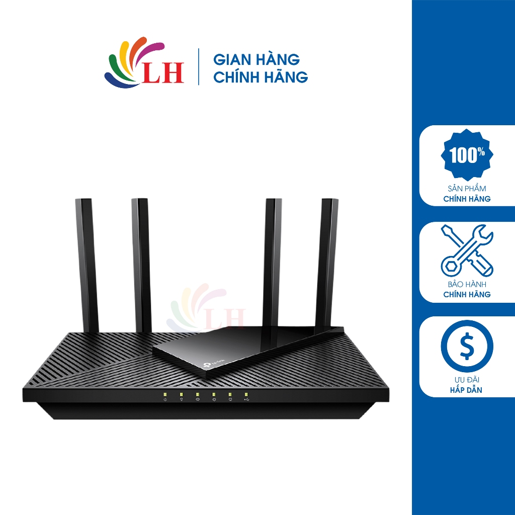 Router TP-Link Wifi 6 Dual-Band Muti-Gigabit with Two 2.5G Ports A3000 ...