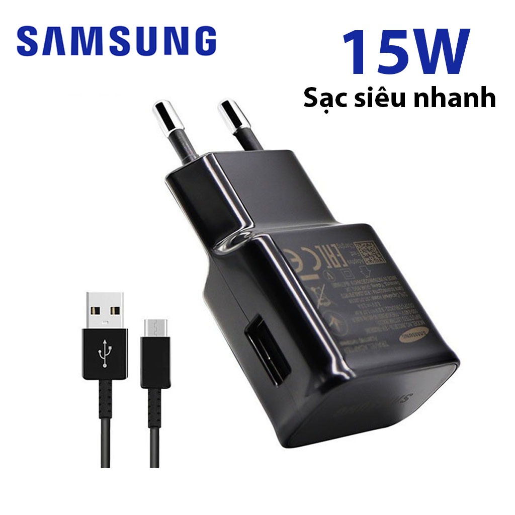 Sạc samsung 15W sạc siêu nhanh Củ sạc samsung Dây sạc samsung Type C và ...