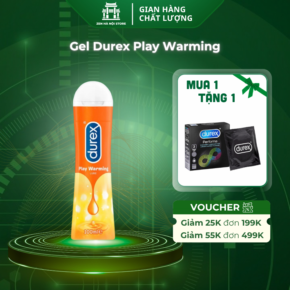 [HOẢ TỐC] [MUA 1 TẶNG 1] Gel Durex Play Warming - Bôi Trơn, Làm Ấm ...