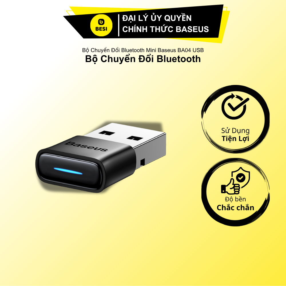 USB Bluetooth Adapter Baseus BA04 | Kết Nối Plug & Play, Hỗ Trợ Kết Nối ...