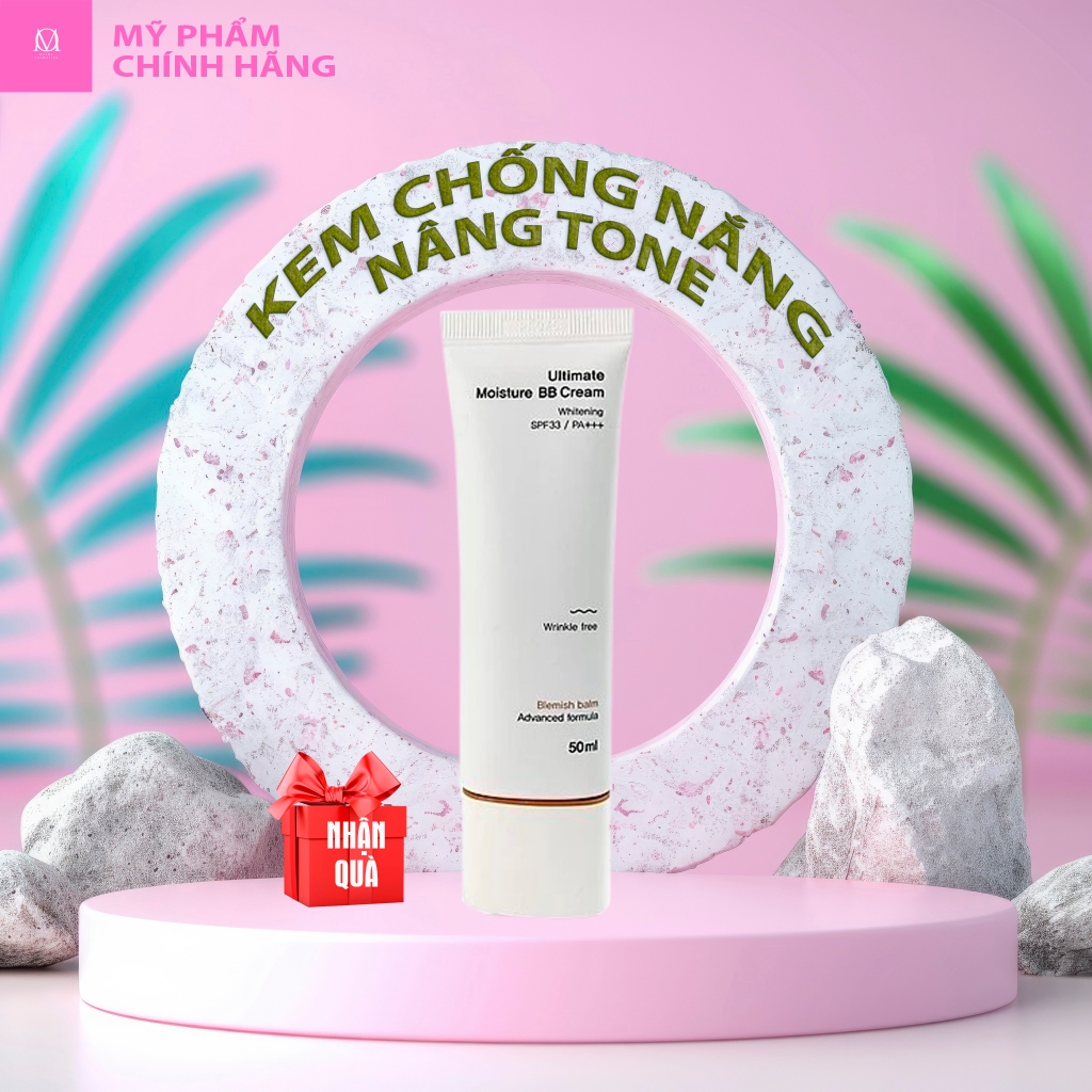Kem Chống Nắng Nâng Tone, Che Khuyết Điểm Ultimate Moisture BB Cream SPF 33 PA +++ 50ml | Shopee ...