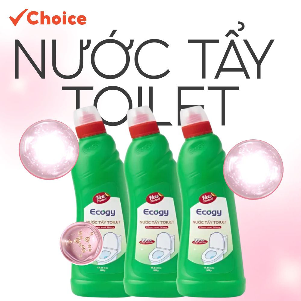 [Choice] Set 3 Chai Nước Tẩy Toilet Đa Năng Ecogy FM2-1701-45 Hỗ Trợ ...