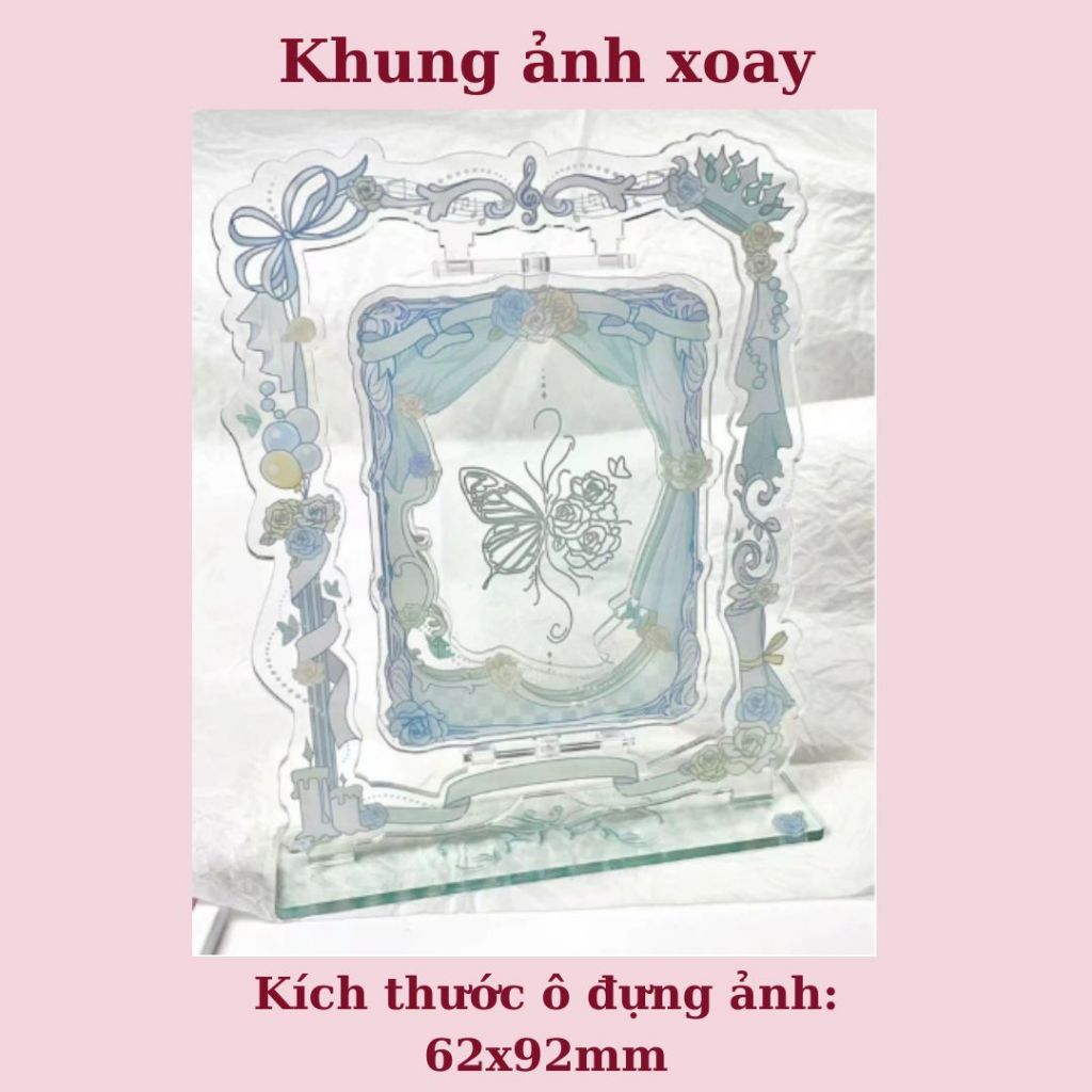 [KA14] Khung ảnh xoay, trưng card thần tượng, phong cách Hàn Quốc ...