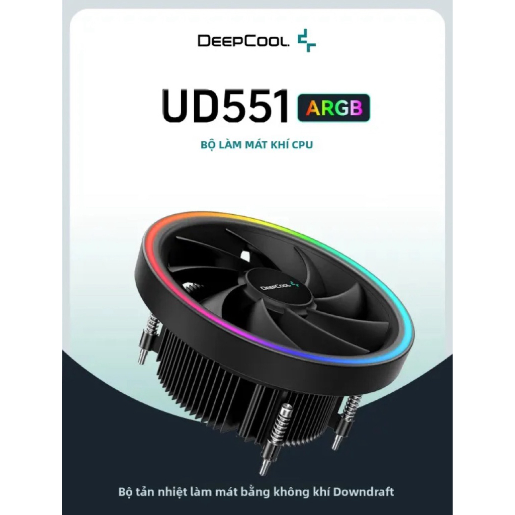 [JAHC] Tản CPU DeepCool GPUD511 Led ARGB, socket AM4,AM5 | Shopee Việt Nam
