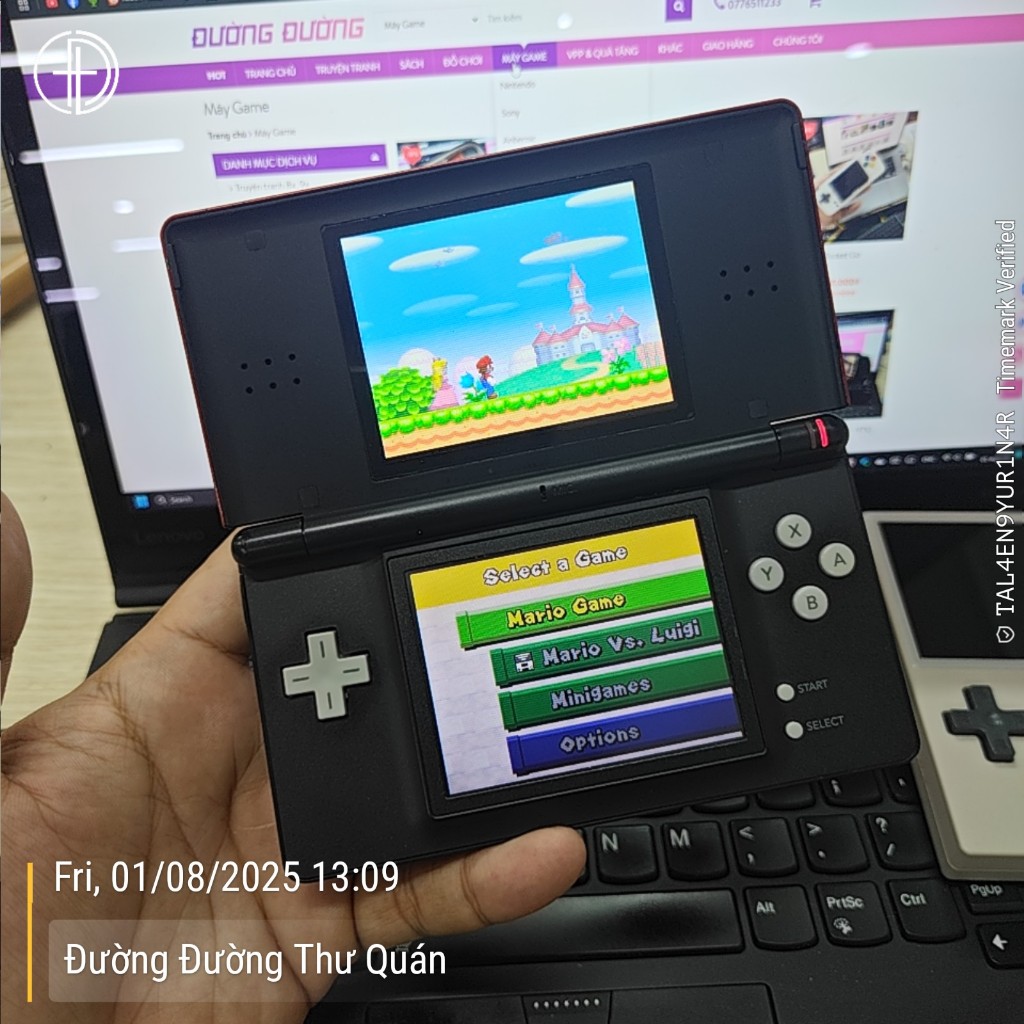 Nintendo DS Lite (DSL) [Máy cũ 97% - Đọc kỹ trong phần mô tả] - Đã Mod ...