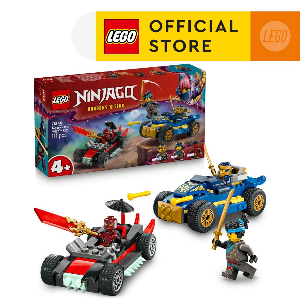 LEGO NINJAGO 71840 Đồ Chơi Lắp Ráp Rogue Vs. Drix: Trận Chiến Siêu Xe (111 chi tiết) | Shopee ...