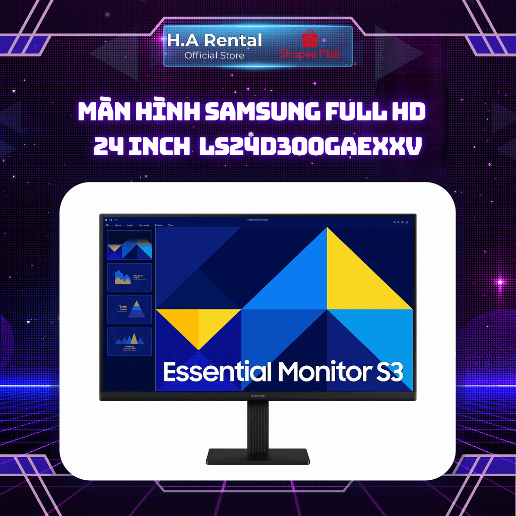 Màn Hình Samsung 24 inch D300 Full HD LS24D300GAEXXV | Shopee Việt Nam
