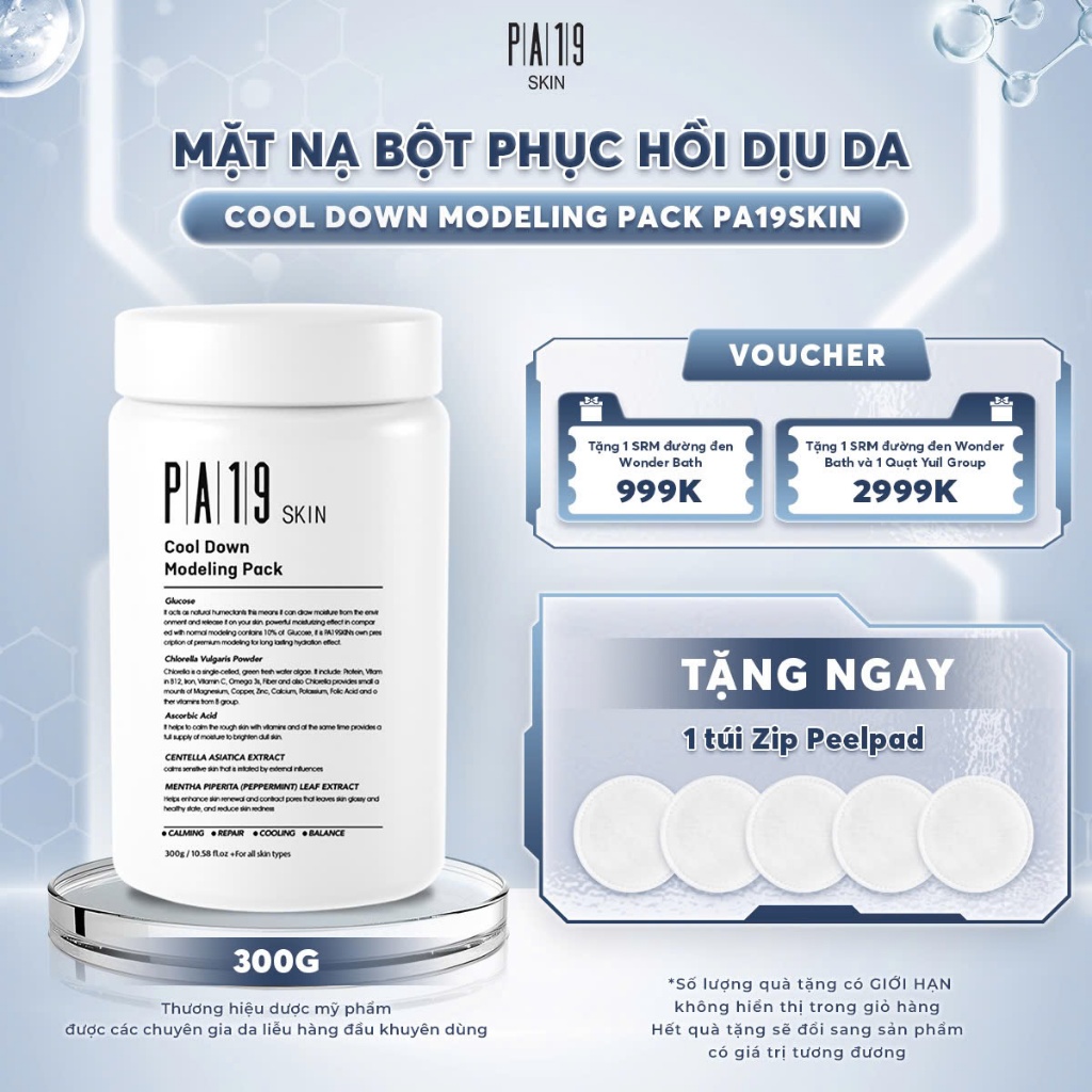 Mặt Nạ Bột Phục Hồi PA19 Cool Down Modeling Pack 300g | Shopee Việt Nam