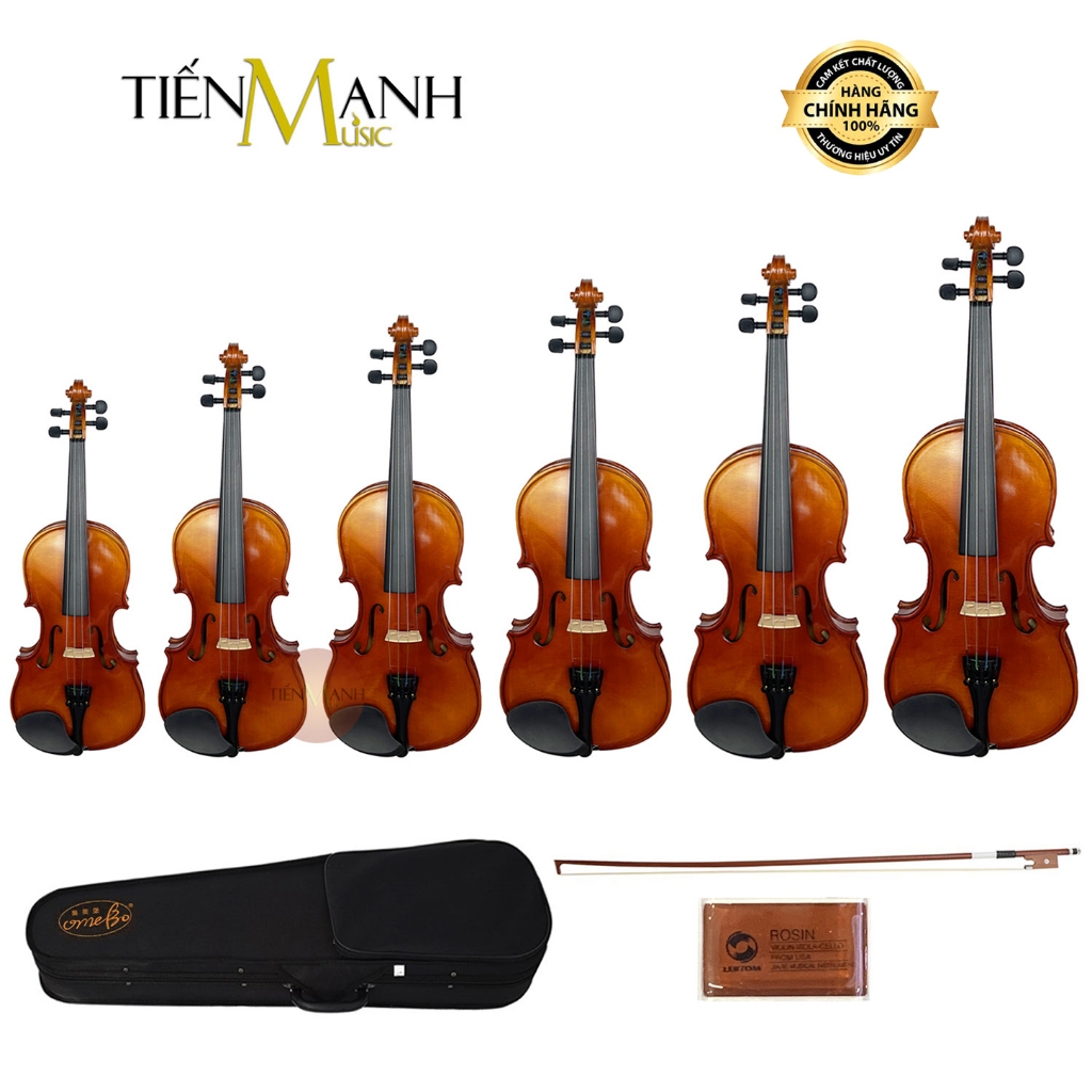 [Chính Hãng, Gỗ Thịt] Đàn Violin Omebo RV205 Size 4/4, 3/4, 1/2, 1/4, 1 ...