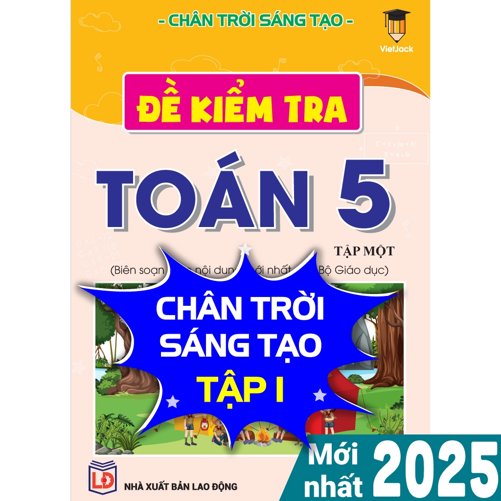 Sách - Đề kiểm tra Toán lớp 5 Chân trời sáng tạo (Học kì 1) Vietjack ...