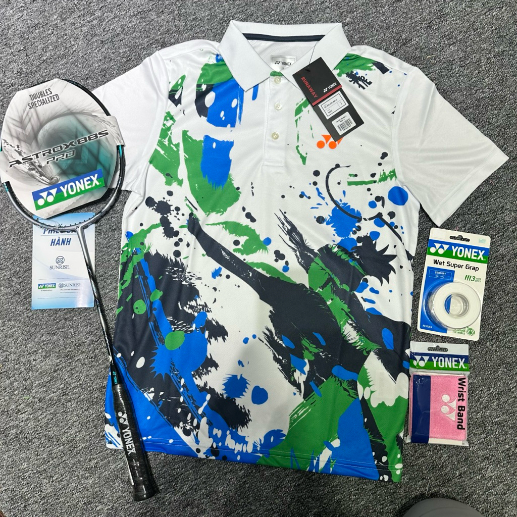 Áo cầu lông Yonex hàng chính hãng (có tem 7 màu) mặc siêu mát thấm hút ...