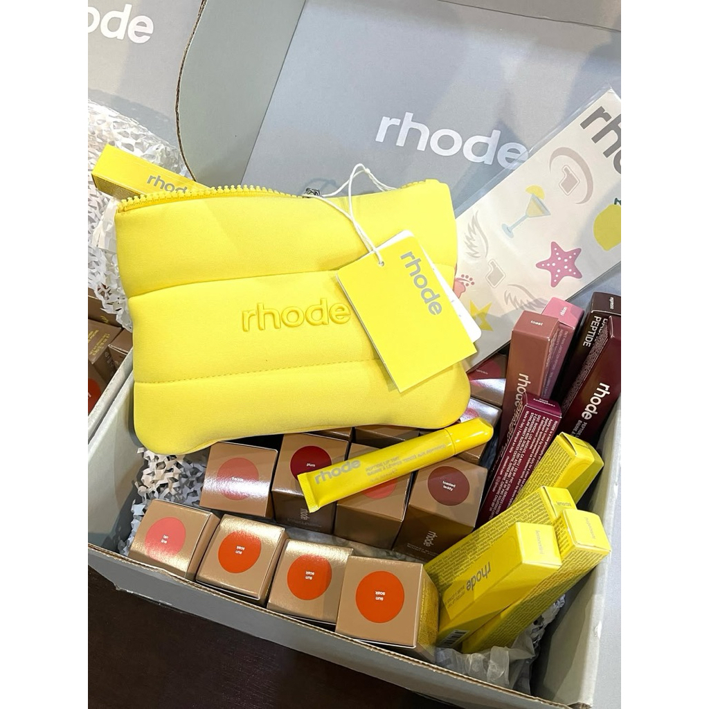 Combo túi hộp hãng túi giấy và son rhode lemon 🍋 | Shopee Việt Nam