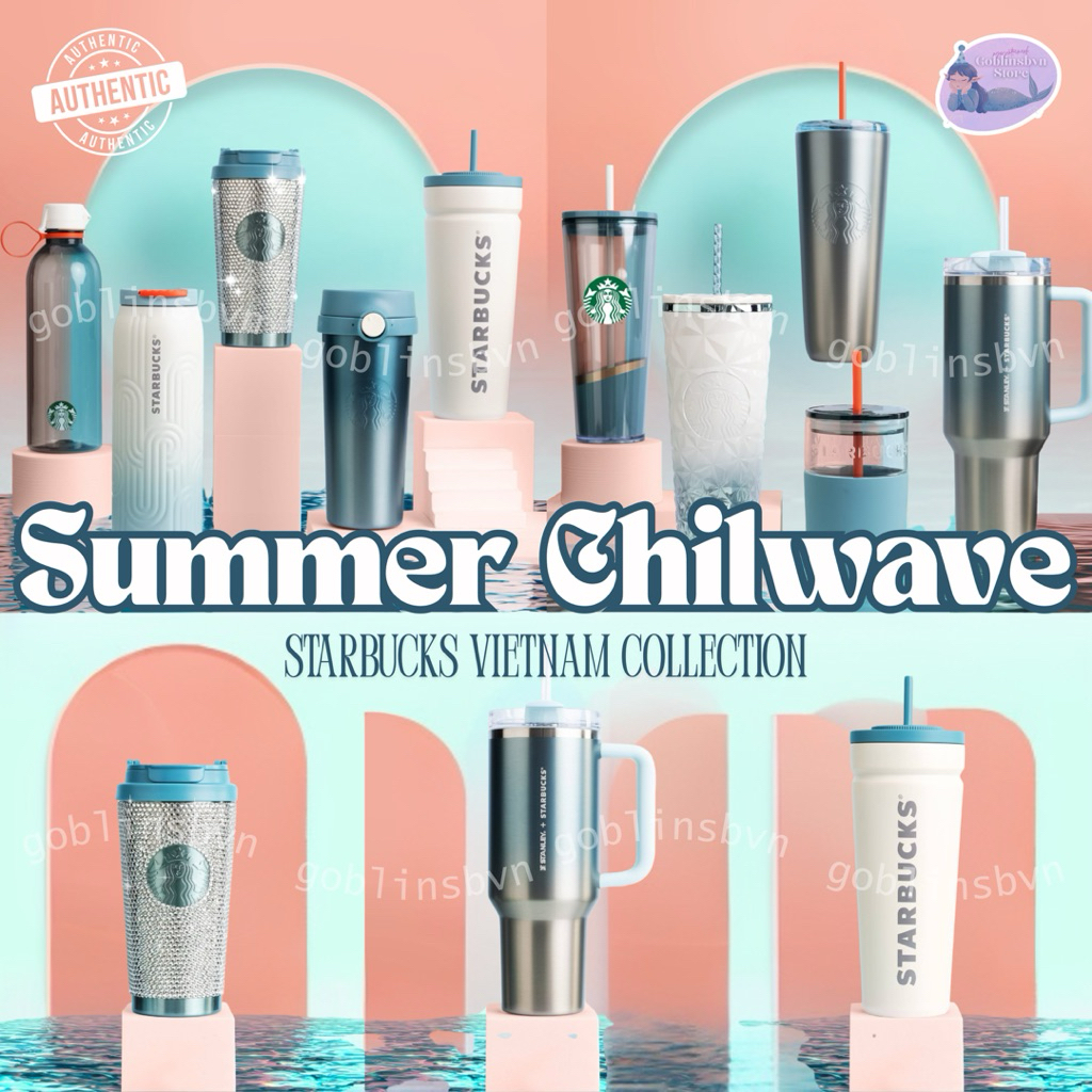 [Có Sẵn] Starbucks Authentic - Bình Giữ Nhiệt Bộ Sưu Tập Summer ...