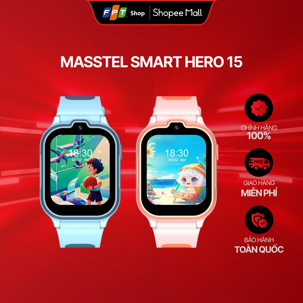 [ĐỘC QUYỀN] Đồng hồ định vị trẻ em Masstel Smart Hero 15 WiFi, GPS, Gọi ...
