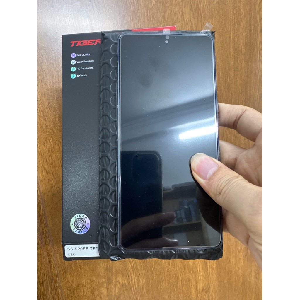 Màn hình Tiger cho Samsung S20 FE OLED phôi to liền khung zin độ sáng ...