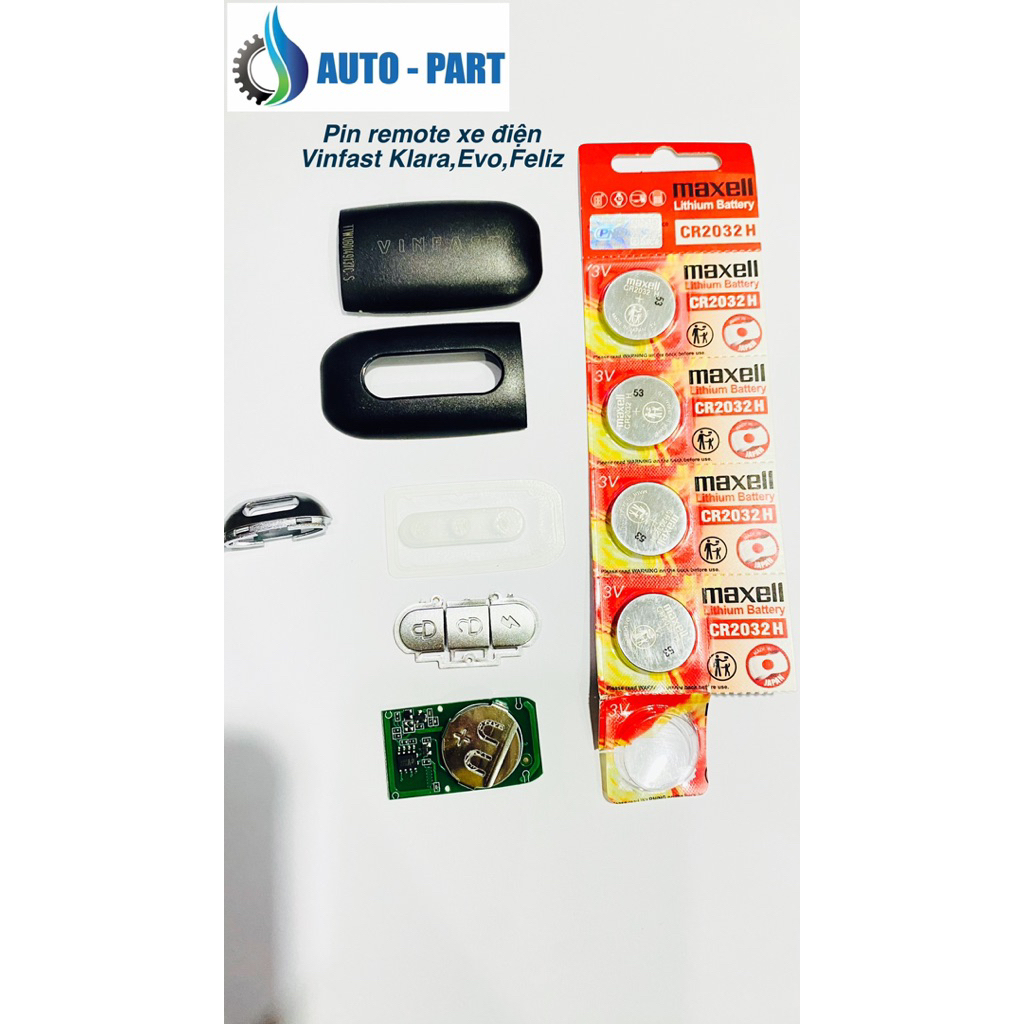 [Vinfast] Pin remote xe điện Klara,Evo,Feliz(hàng xịn nhập khẩu Nhật)-1 ...