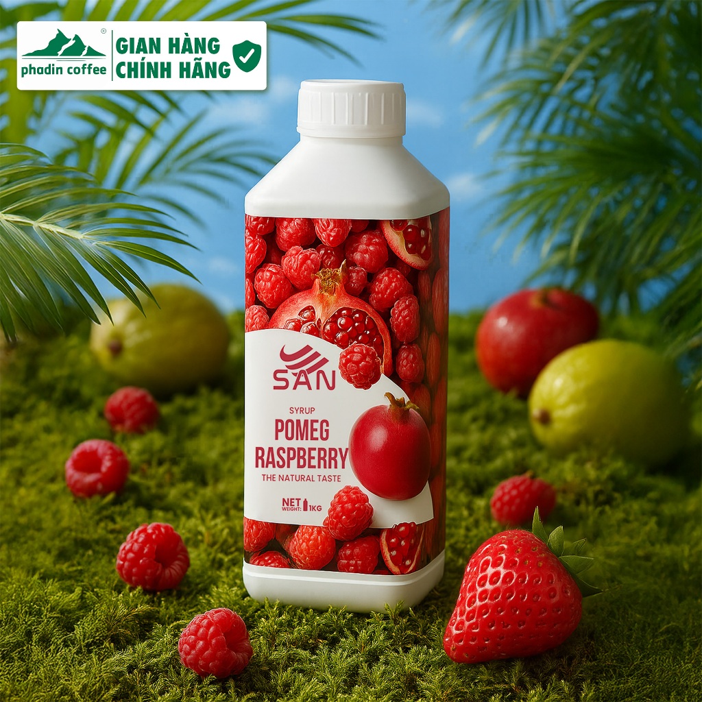 Syrup SAN LỰU ĐỎ - MÂM XÔI (có mẫu thử) - Hương Thơm, Màu Sắc Nổi Bật ...