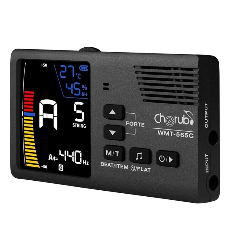 Máy Chỉnh Dây Guitar Cherub WMT-565C Tuner Metronome 2 In 1 | Shopee ...