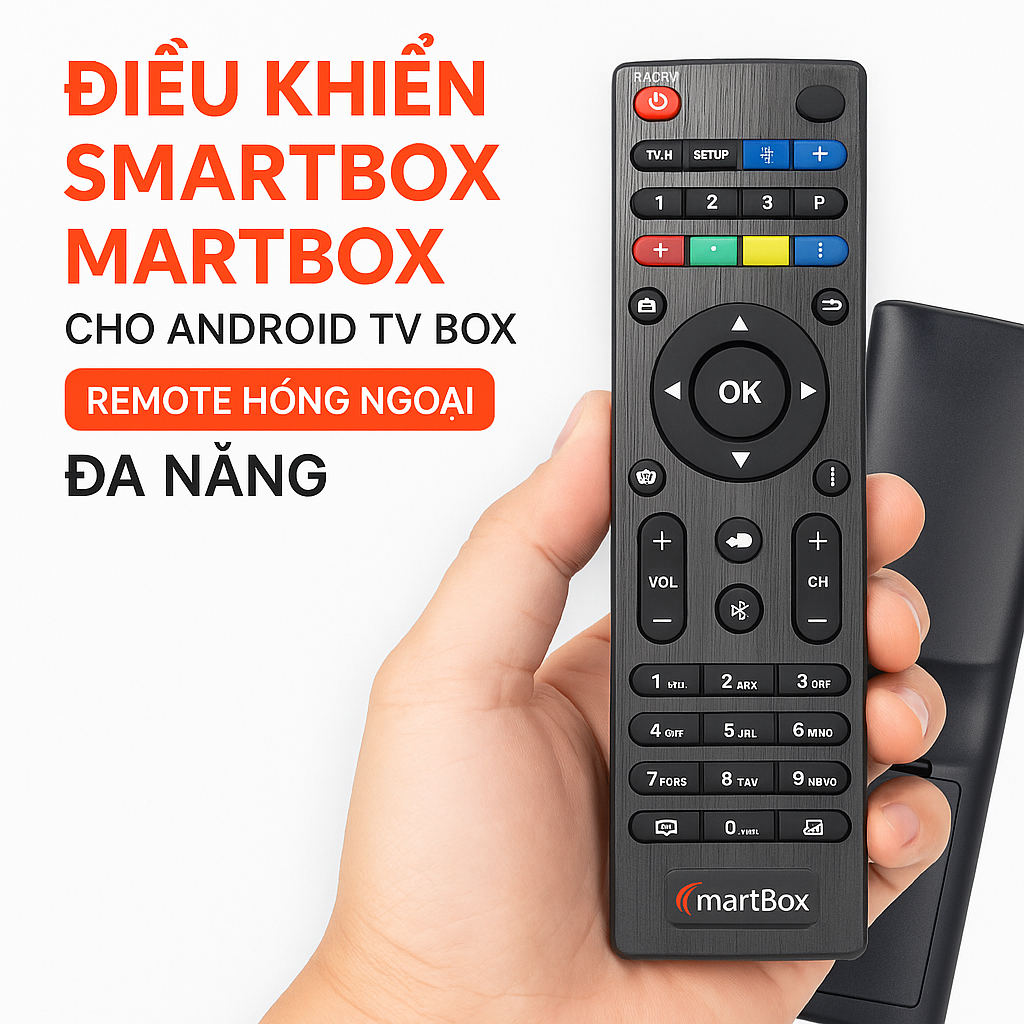 Điều Khiển Từ Xa MartBox Cho Android TV Box - Remote Hồng Ngoại Đa Năng ...