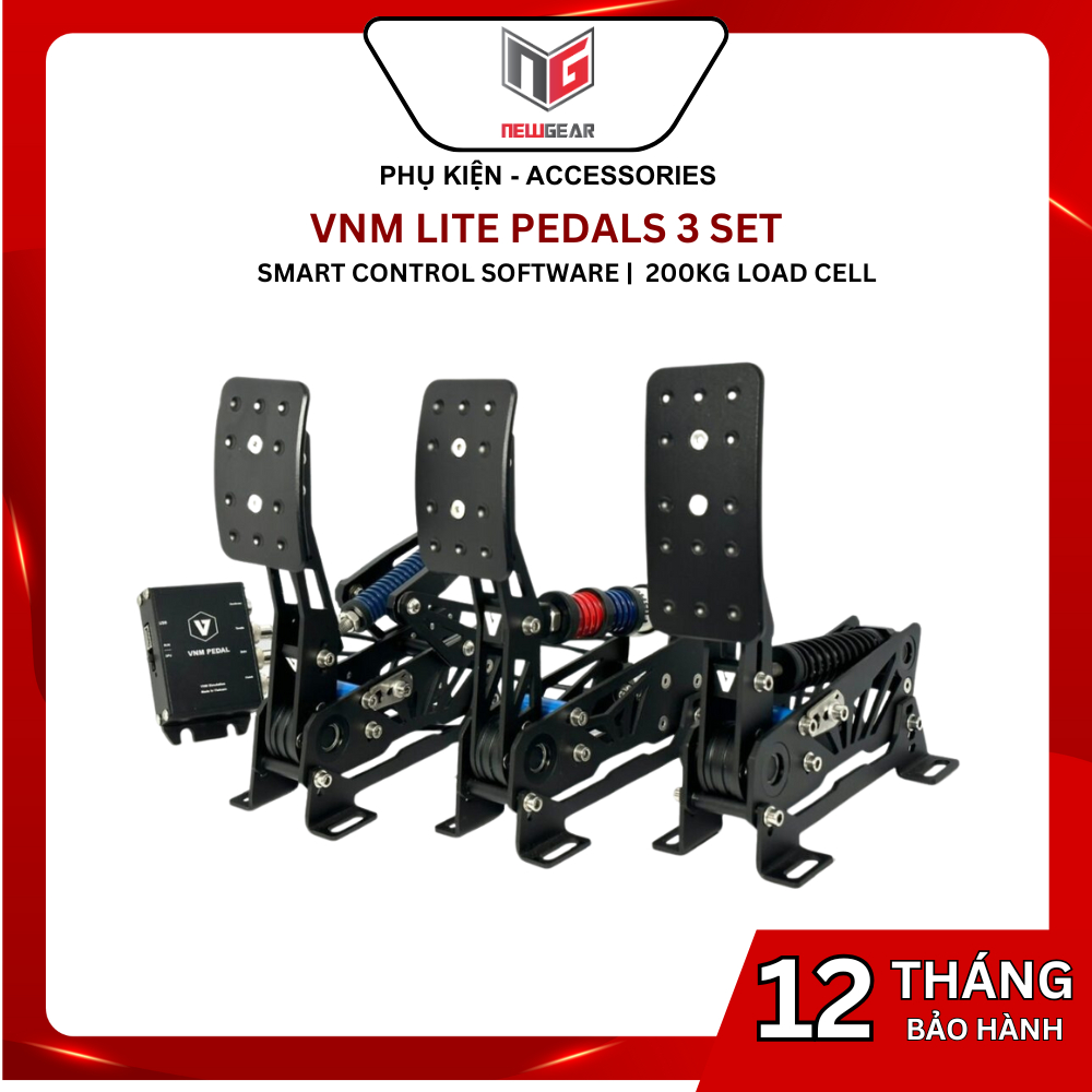 VNM LITE PEDALS 3 SET – BÀN ĐẠP SIM RACING GIÁ TRỊ, HIỆU SUẤT CAO ...