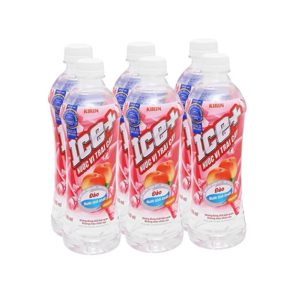 Lốc 6 chai Ice Đào 490ml | Shopee Việt Nam