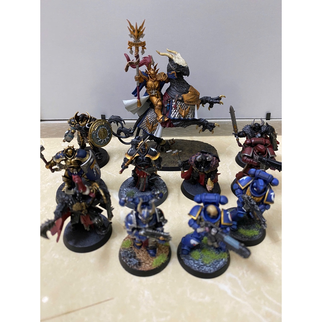 [Warhammer]Mô hình Warhammer sơn tay – Space Marines, Stormcast ...