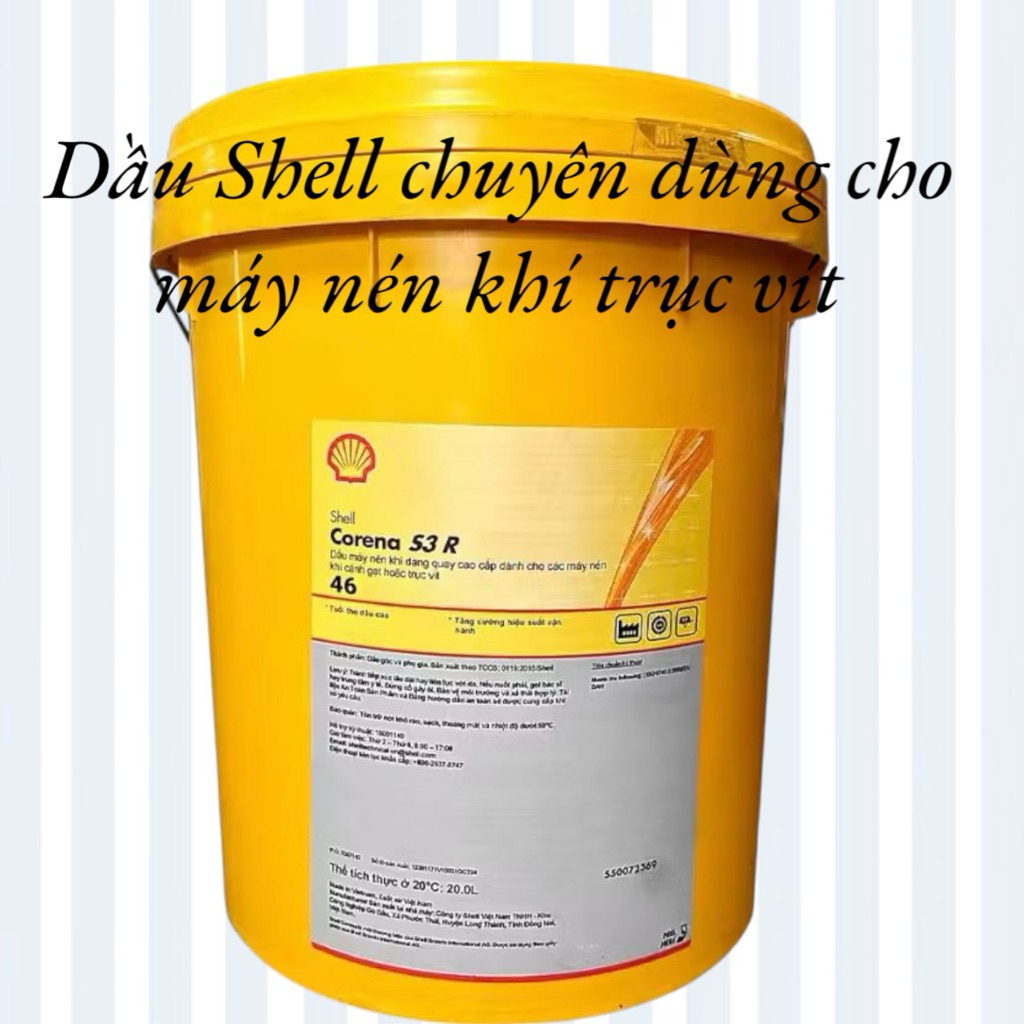 Dầu máy nén khí shell S3-R46 (20L) | Shopee Việt Nam