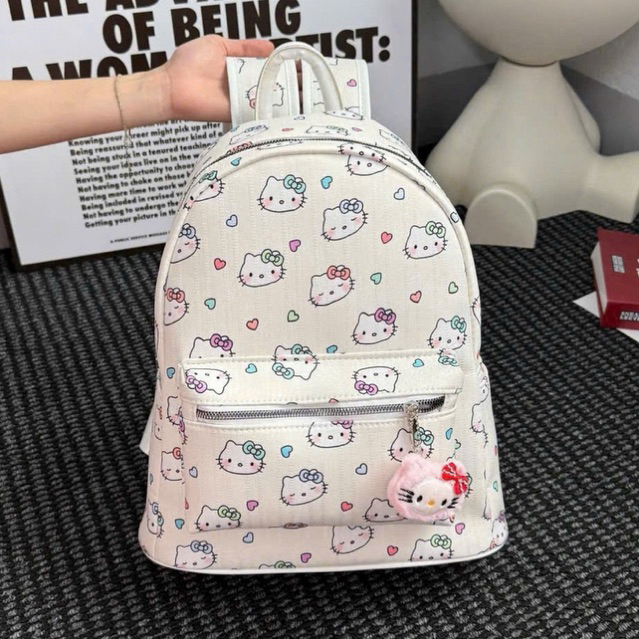 balo học sinh, sinh viên, balo đi học cho bé đủ màu in hello kitty siêu ...