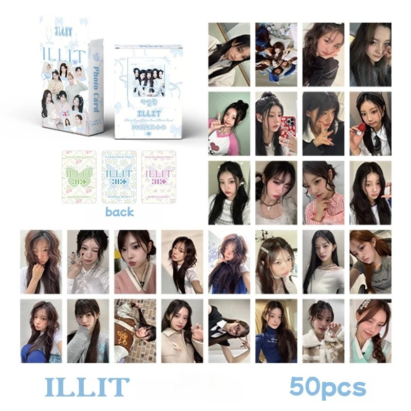 Card ILLIT WONHEE LOMO 50 Card SUPER REAL ME Mini Album Bưu Thiếp Bộ Sưu Tập KPOP Ngoại Vi KH1 ...