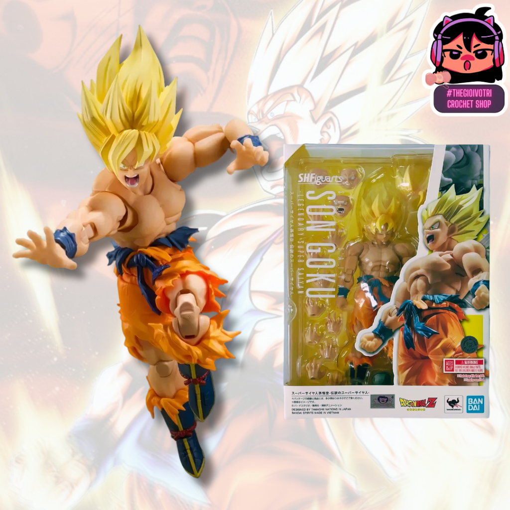SHF BANDAI (AUTHENTIC) HIGH QUALITY ACTION FIGURE "LEGENDARY SAIYAN ...