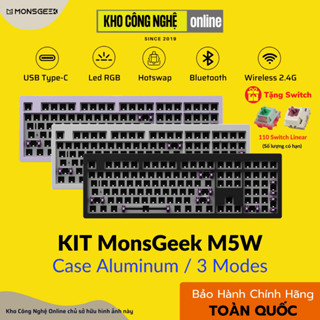 KIT Bàn phím cơ Monsgeek M5W (3 modes / Case nhôm / Led RGB / Mạch xuôi ...