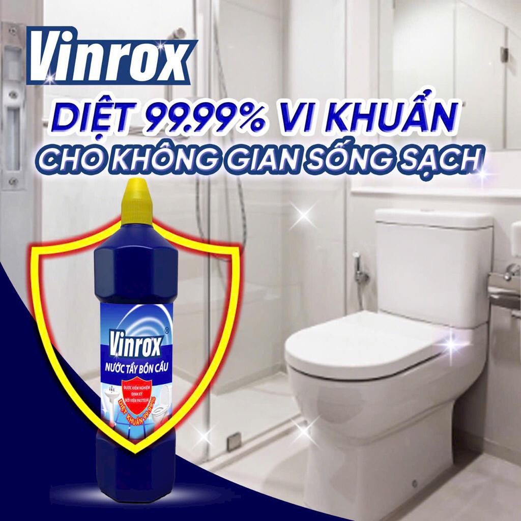 Nước tẩy bồn cầu VINROX - chai 1 Lít | Shopee Việt Nam