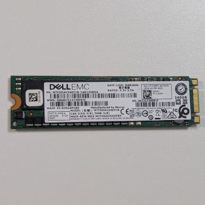 Ssd Server 240gb siêu bền Micron 5100 Pro M2 Sata Dell Enterprise ...