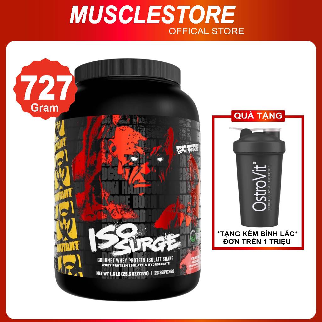 Sữa Bột Mutant Iso Surge 1.6LBS (722Gr), Whey Protein Sữa Bột Bổ Sung ...