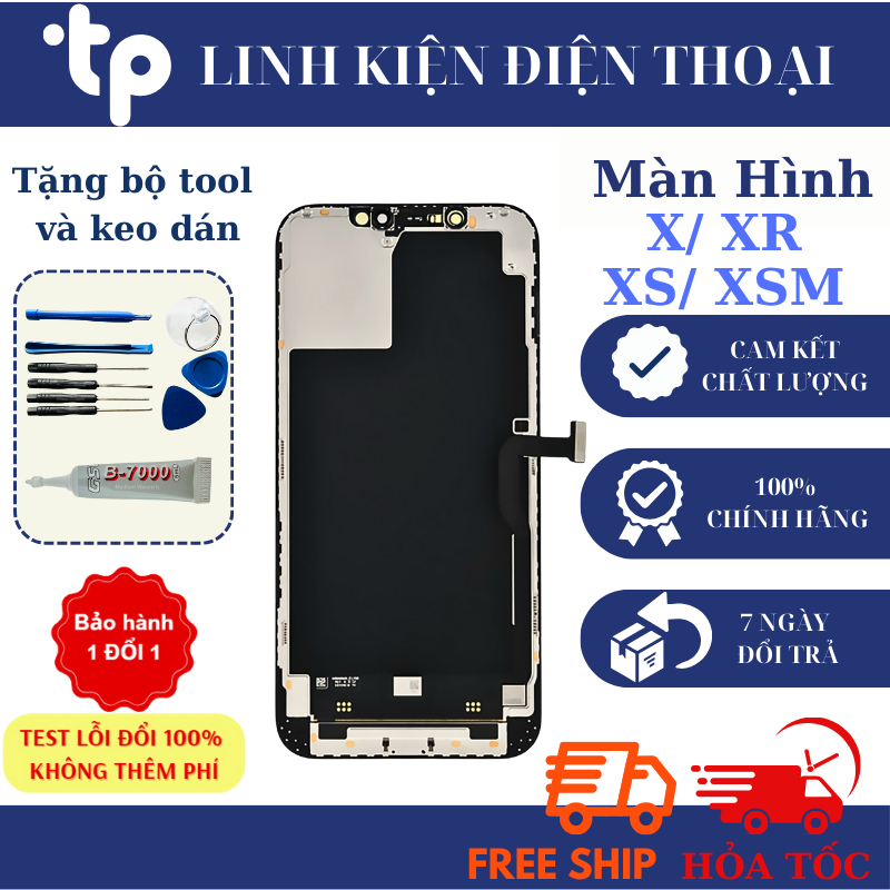MÀN HÌNH OLED GX CHO X/ XR/ XS/ XSM Max Zin (Tặng bộ sửa và keo dán ...