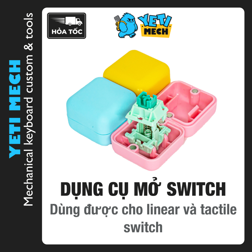 Dụng cụ mở switch Payson 2 in 1 | Switch opener | Dụng cụ mod phím cơ | Yeti Mech | Shopee Việt Nam
