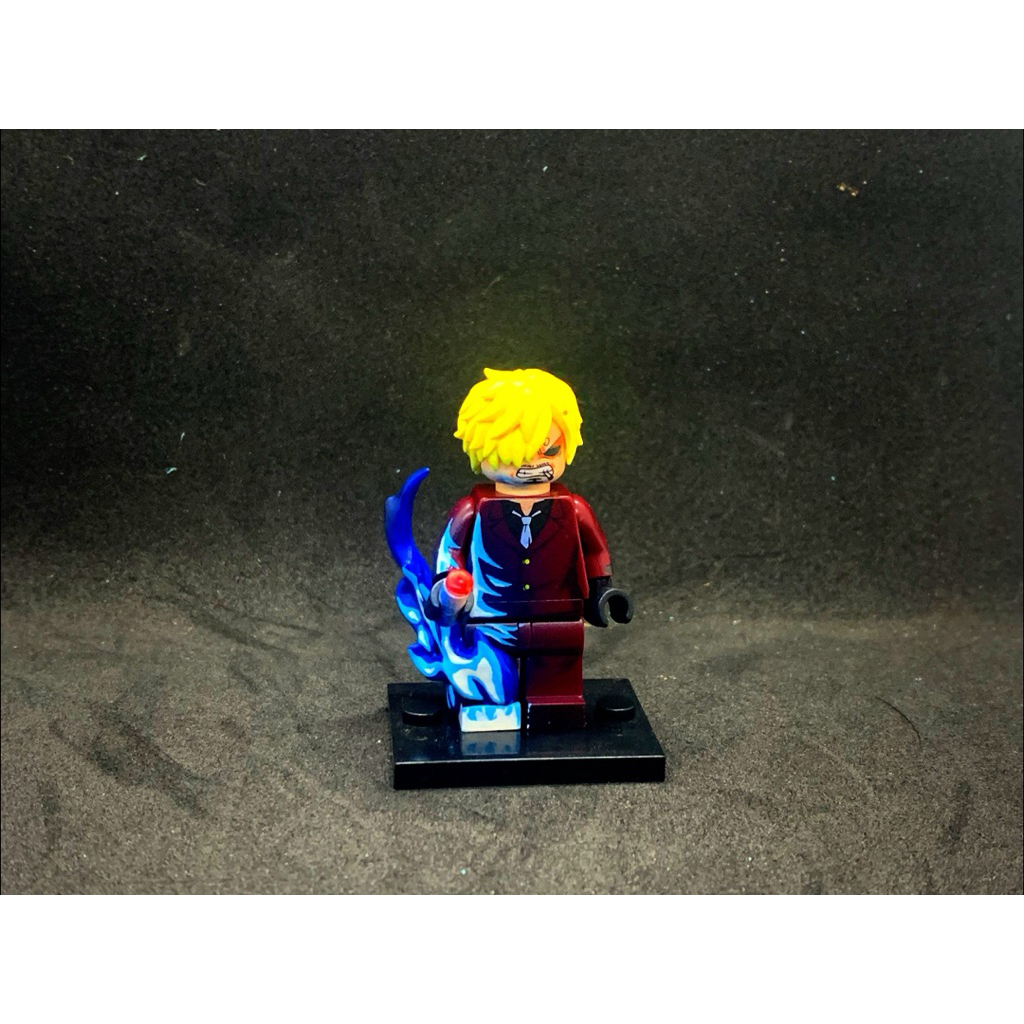 lego minifigure - sanji onepice custom hiệu ứng siêu nét | Shopee Việt Nam
