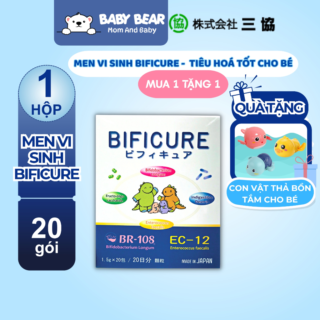 Men Vi Sinh Bificure - Bổ Sung Lợi Khuẩn, Tiêu Hoá Tốt, Ngăn Đầy Bụng ...