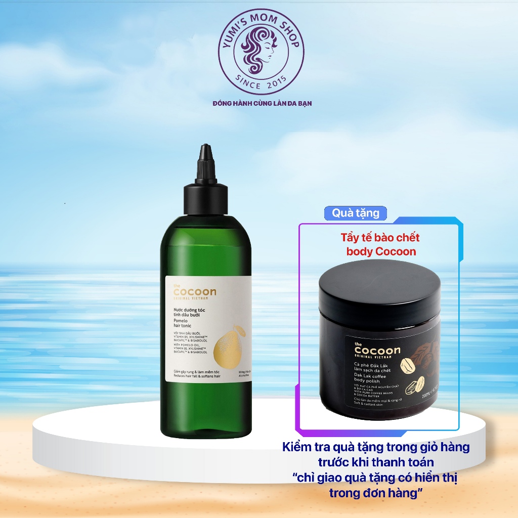 Bigsize - Nước dưỡng tóc tinh dầu bưởi Cocoon ngăn ngừa gãy rụng và hỗ trợ mọc tóc 310ml ...