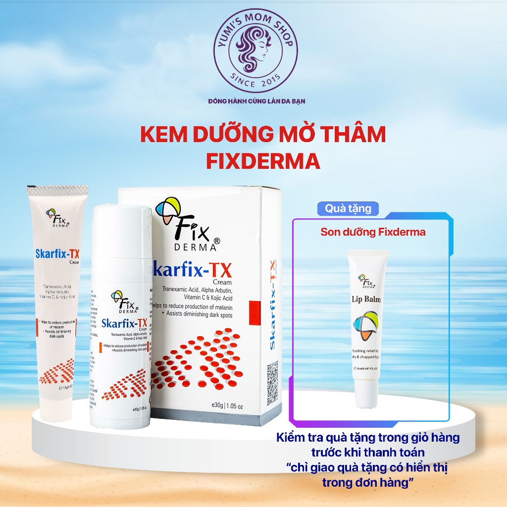 FIXDERMA Kem dưỡng da mờ nám, giảm thâm Fixderma Skarfix TX Cream 15g ...
