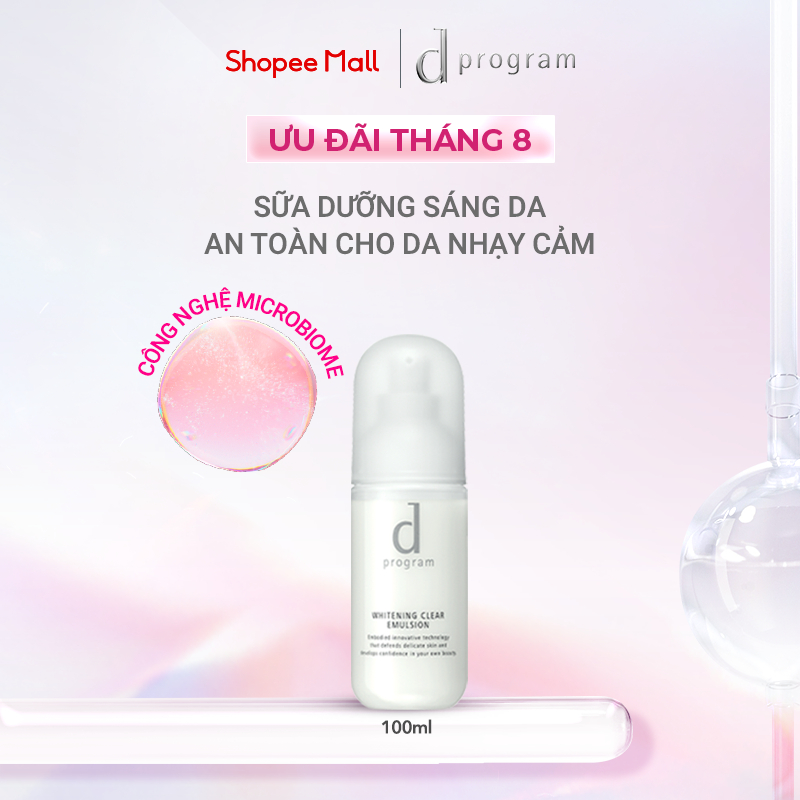Sữa dưỡng sáng mờ thâm d Program Brightening Clear Emulsion 100ml | Shopee Việt Nam