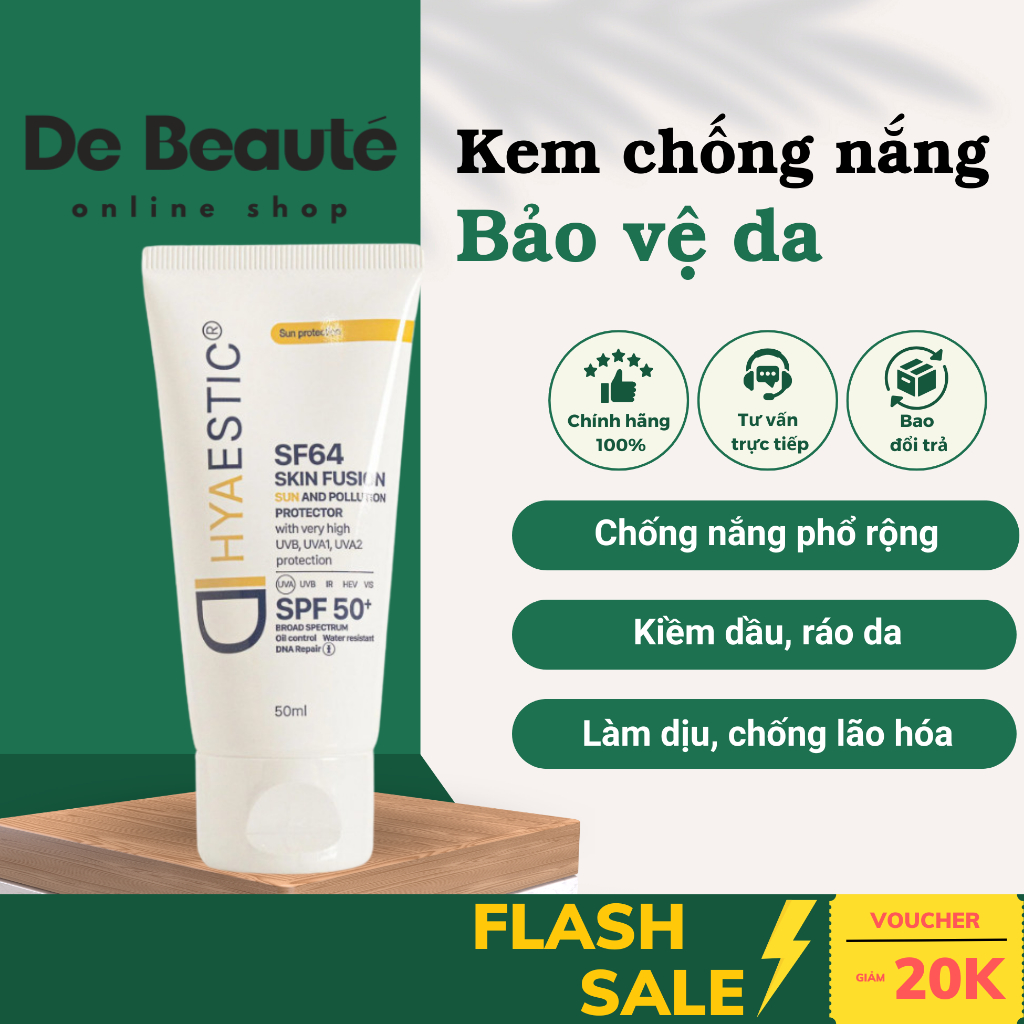 [HÀNG CÔNG TY] Kem Chống Nắng Bảo Vệ, Chống Lão Hóa Da Hyaestic Skin ...
