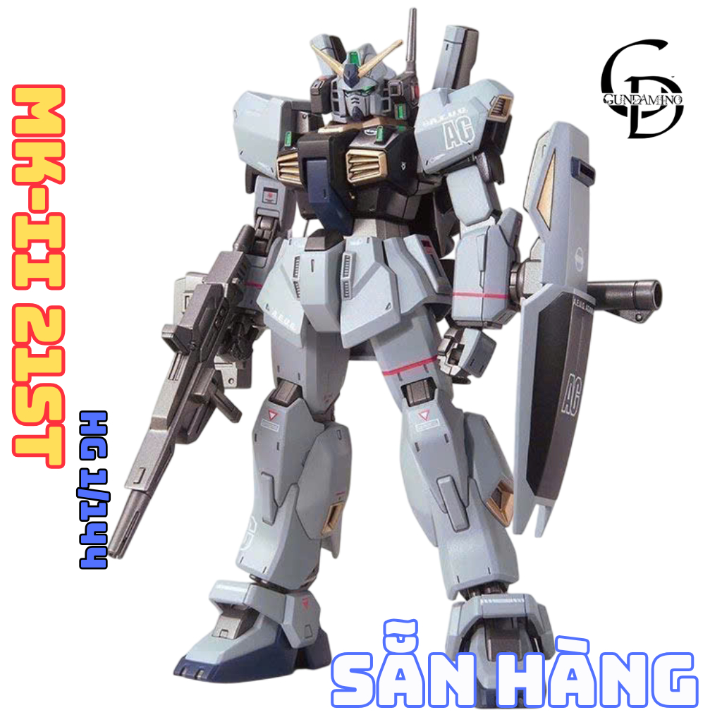 [SẴN HÀNG] Mô hình lắp ráp HG 1/144 Mk-II 21st (Tặng Base và Decan) | Shopee Việt Nam