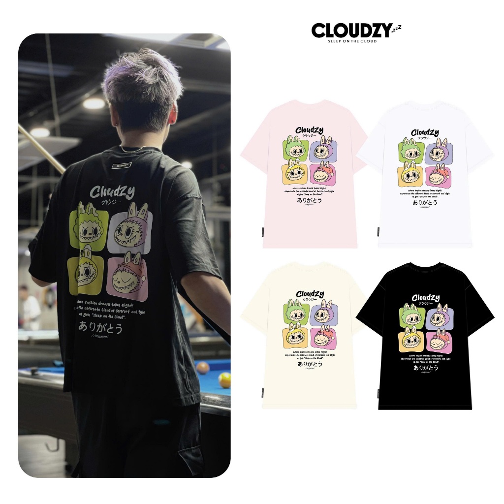 [XẢ HÀNG ONLY 22-29/5] Áo thun nữ labubu unisex phông nam tay ...