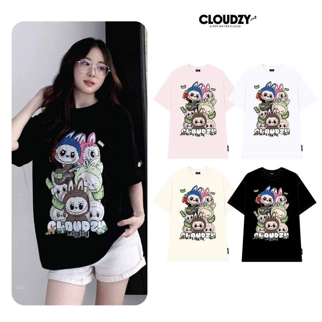 [XẢ HÀNG ONLY 22-29/5] Áo thun nữ nam labubu local brand CLOUDZY unisex ...