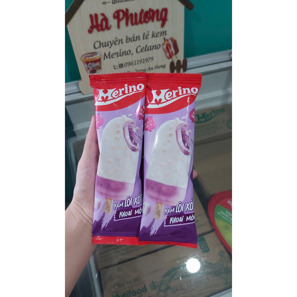 SET 10 QUE - Kem khoai môn lõi xốt Merino X Plus cây 60g | Shopee Việt Nam