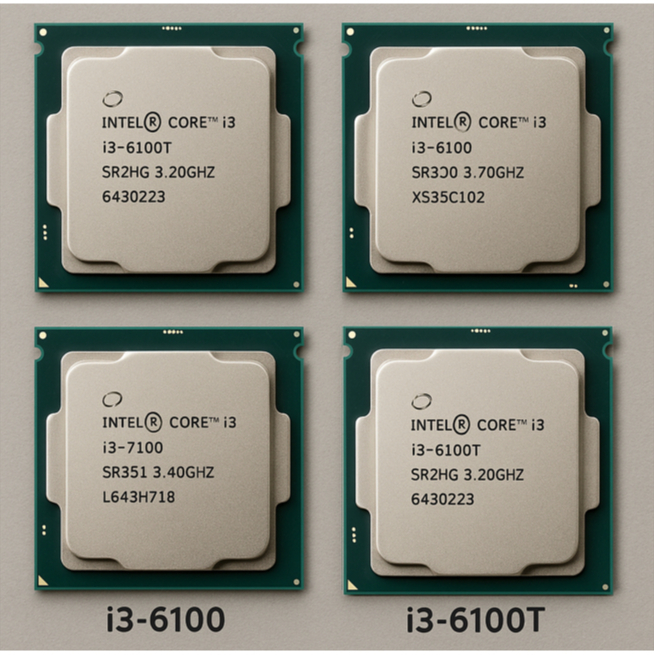 CPU I3 6100T | I3 6100 | I3 7100 | I3 7100T | CPU SOCKET 1151 KÈM KEO ...