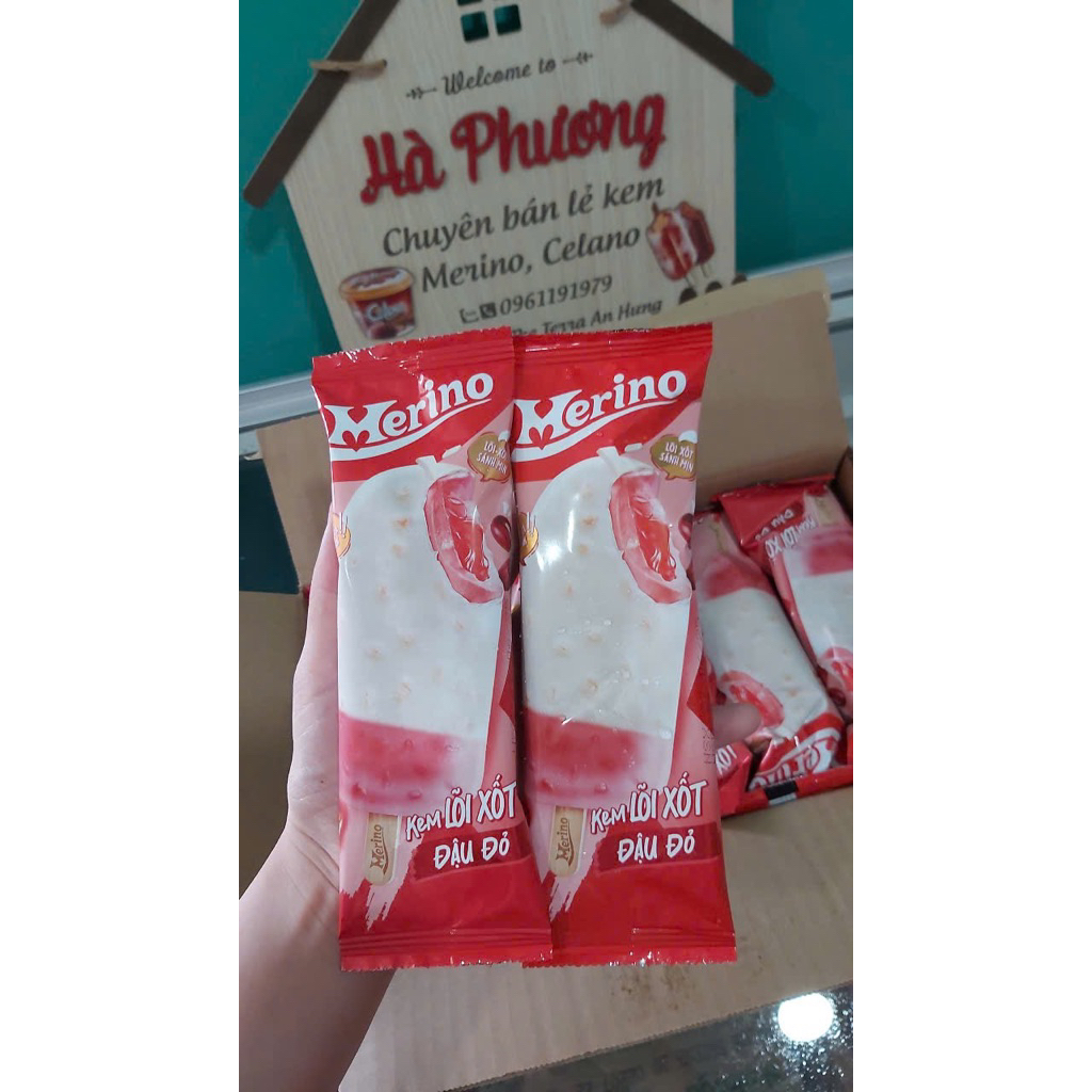 SET 10 QUE - Kem đậu đỏ lõi xốp Merino X Plus cây 60g | Shopee Việt Nam