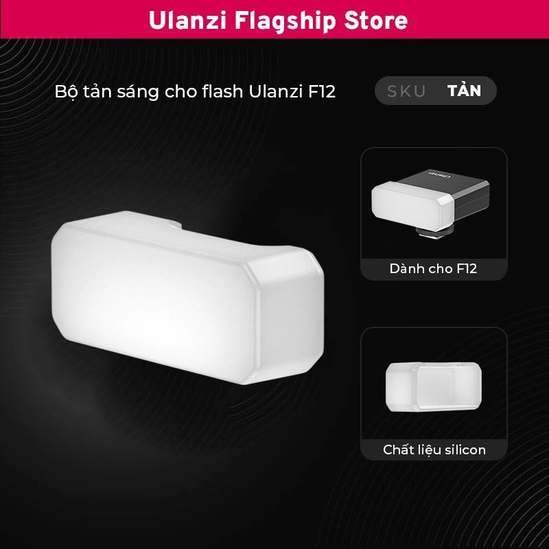 Bộ tản sáng L126 cho đèn flash Ulanzi F12 Diffuser Dome chính hãng ...