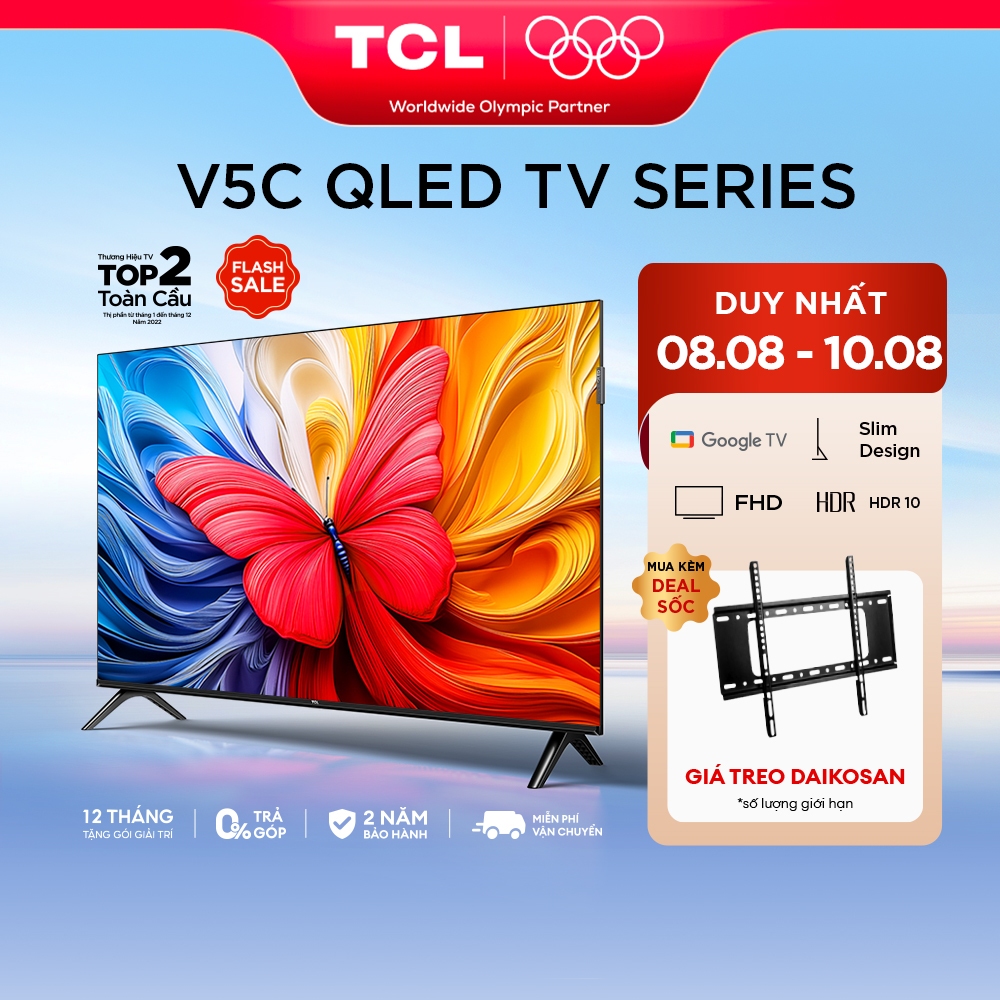 Google Tivi TCL QLED QLED FHD - V5C Series - TV Mới 2025 - Hàng Chính ...
